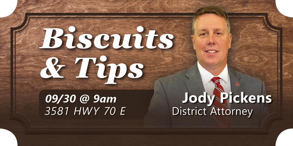 Biscuits 'n' Tips by Jody Pickens - District Attorney - The Ledge